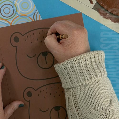 free printable hibernating bear coloring pages