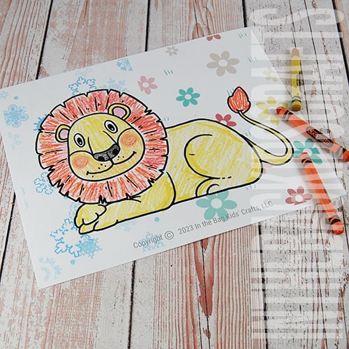 march lion and lamb coloring pages