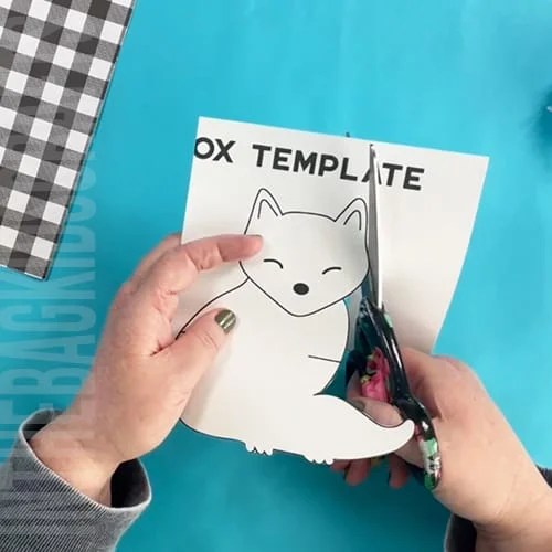 FREE Printable Arctic Fox Craft for Kids • In the Bag Kids' Crafts