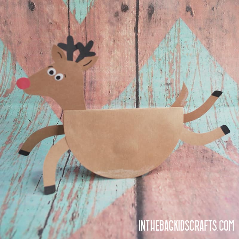 Simple Deer Craft for Kids (Free Printable Template) • In the Bag Kids ...