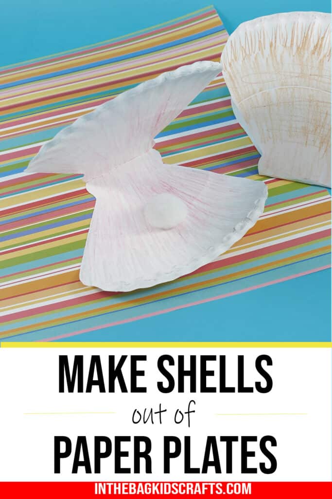 Shell Craft for Kids (with FREE Craft Template) • In the Bag Kids' Crafts
