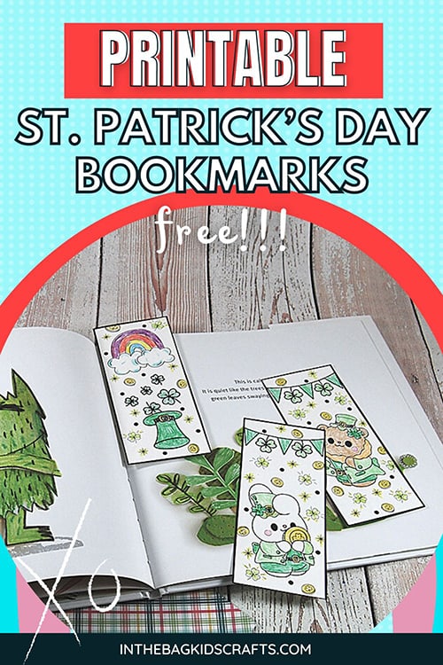 FREE Printable St. Patrick's Day Bookmarks • In the Bag Kids' Crafts