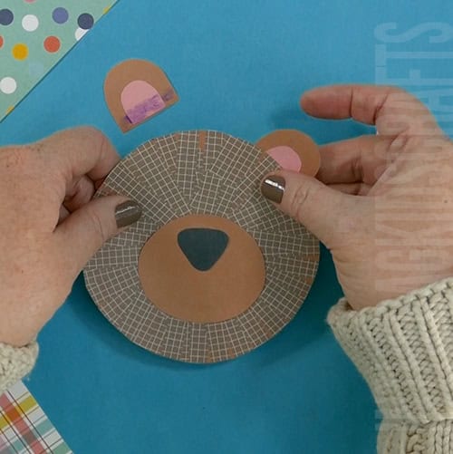 Easy Free Printable Bear Craft for Preschoolers • In the Bag Kids' Crafts