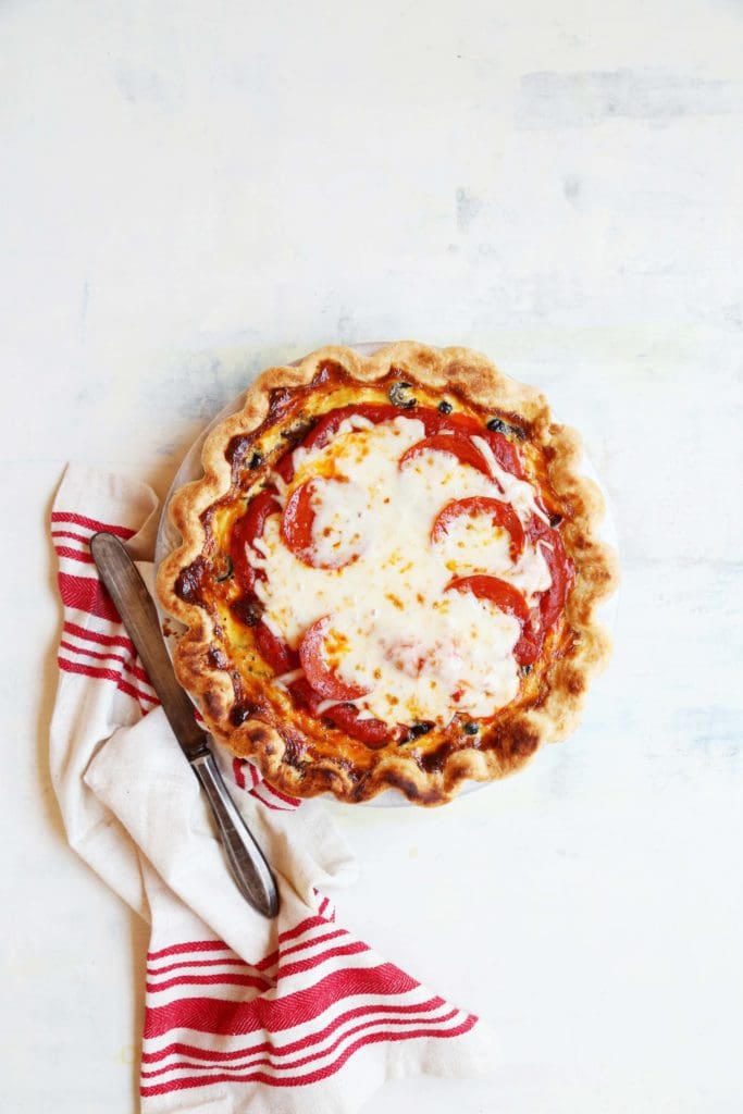 how to make a pizza quiche