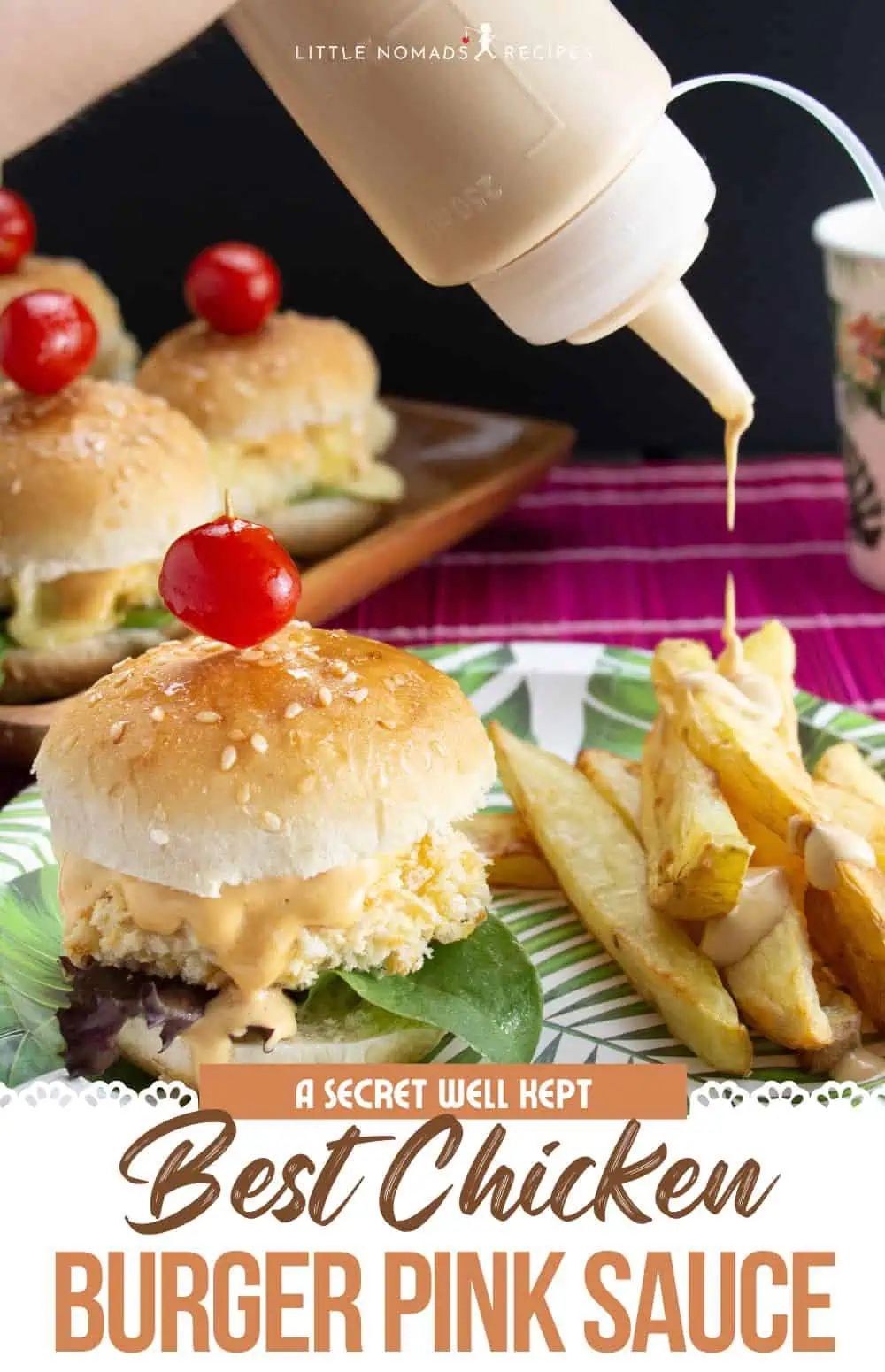 Best Chicken Burger Sauce - Little Nomads Recipes