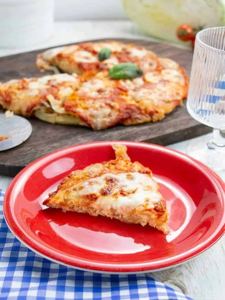 Cabbage Pizza Margarita (low-carb and Keto) - Little Nomads Recipes