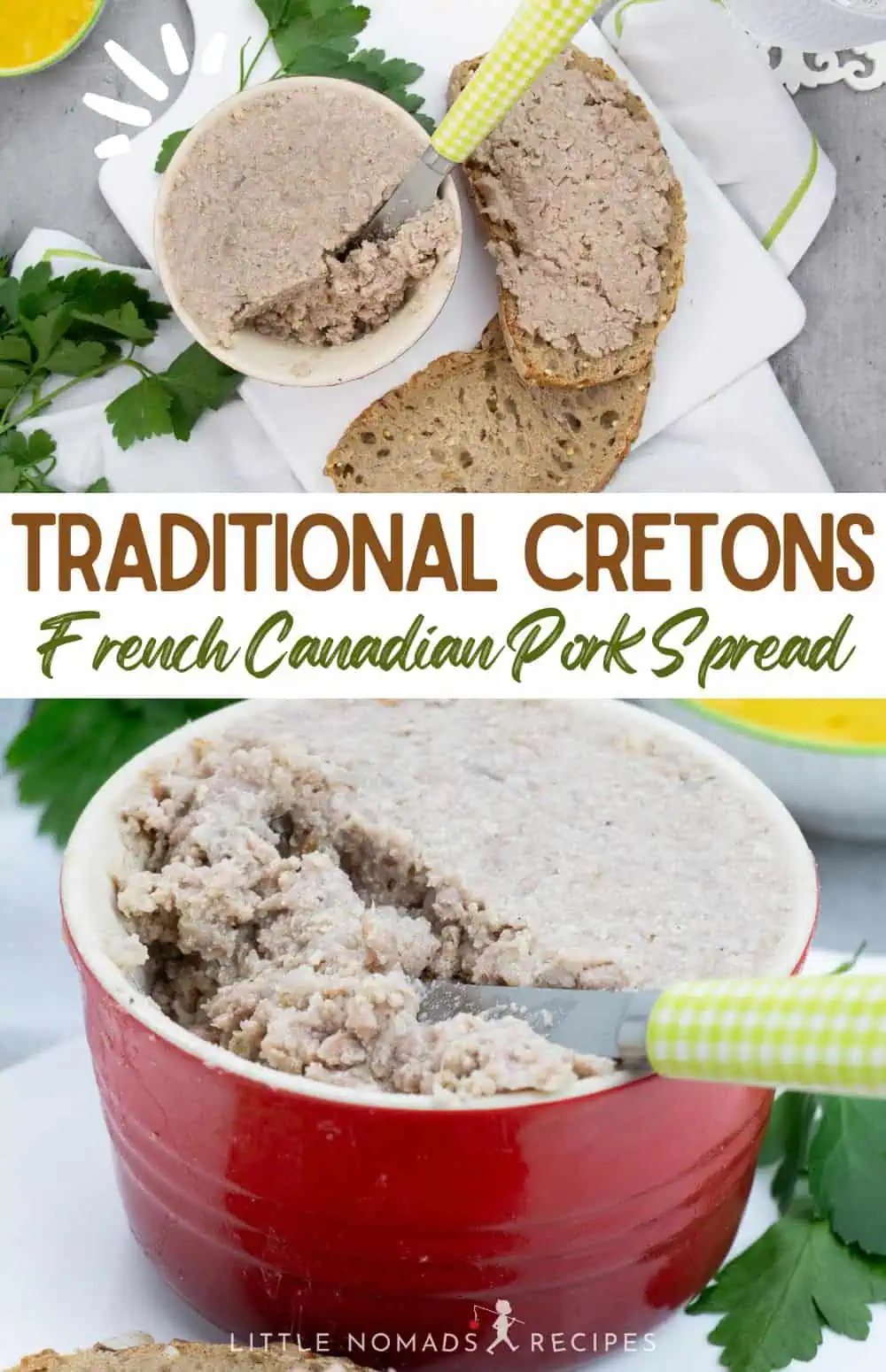 Traditional Cretons - French Canadian Pork Spread - Little Nomads Recipes