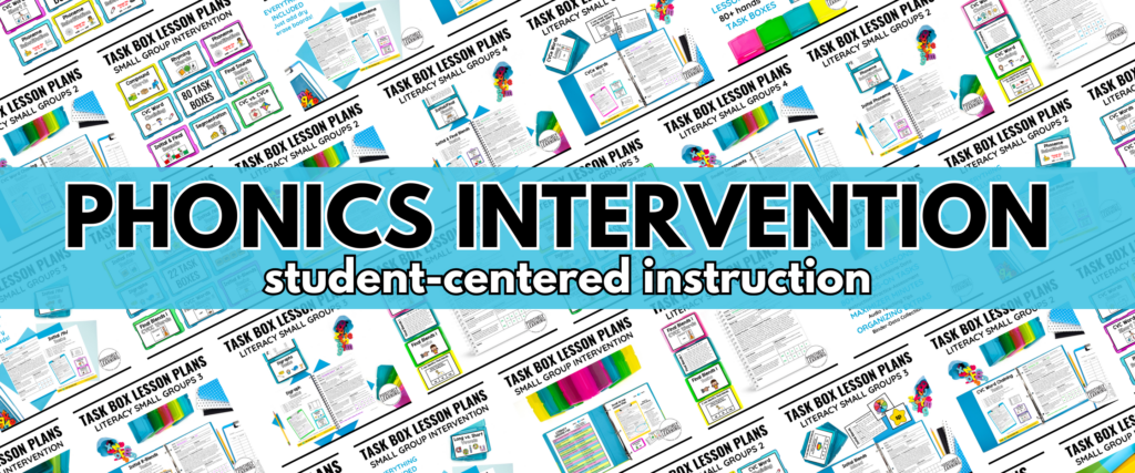 Phonics Lesson Plans for Small Group Reading Intervention - Positively ...