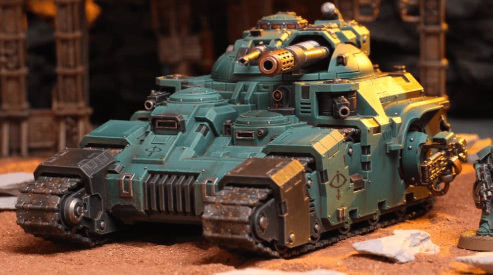 New Kratos Assault Tank Gets a FREE 40k Rules Datasheet