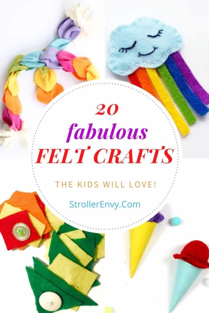 20 Fabulous Felt Crafts For Kids: Simple and Budget-Friendly
