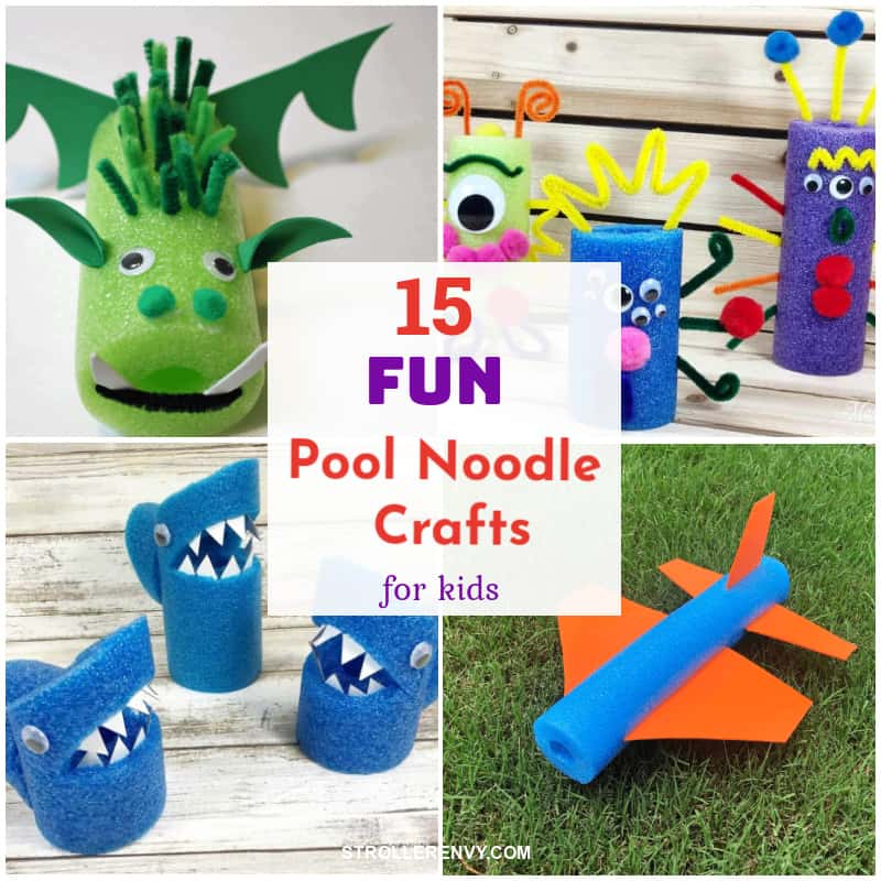 15 Fun Pool Noodle Crafts For Kids That They'll Love