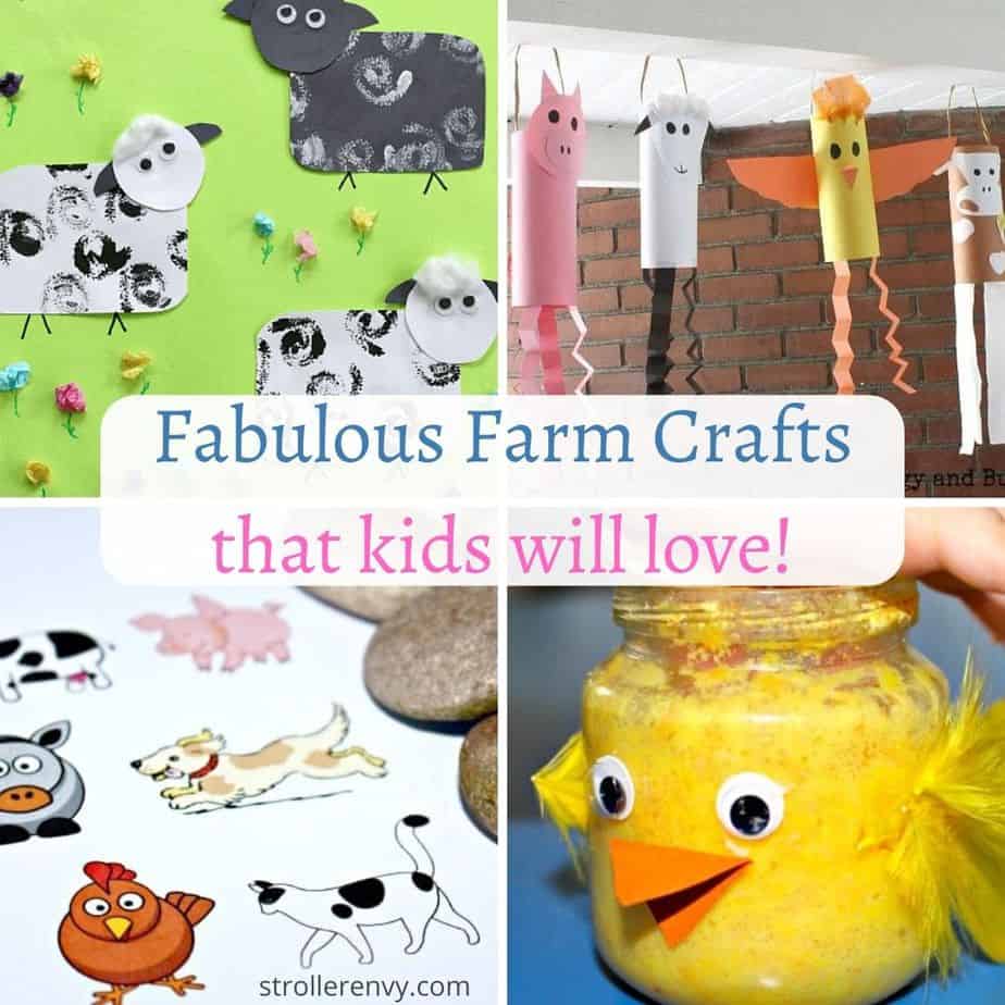 21 Fabulous Farm Crafts for Kids That They'll Love