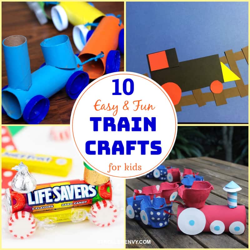 10 Easy & Fun Train Crafts for Kids Guaranteed To Be a Hit!