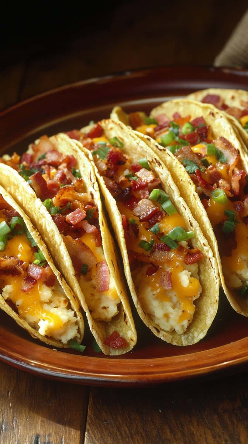 Revolutionize Taco Night with These Simple Loaded Baked Potato Tacos!