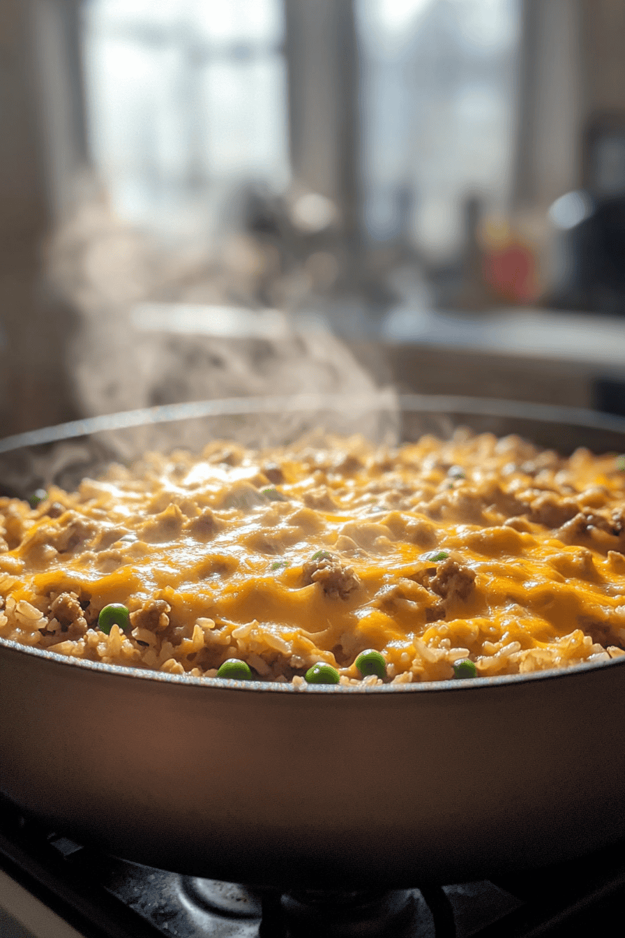 The Easiest One-Pot Cheesy Ground Beef and Rice Casserole You'll Ever Make