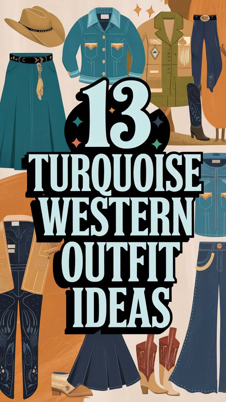 13 Turquoise Western Outfit Ideas to Make You Shine All Season Long!