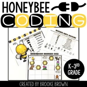 Honeybee Coding - DIGITAL + PRINTABLE Unplugged Spring Coding - Teach ...