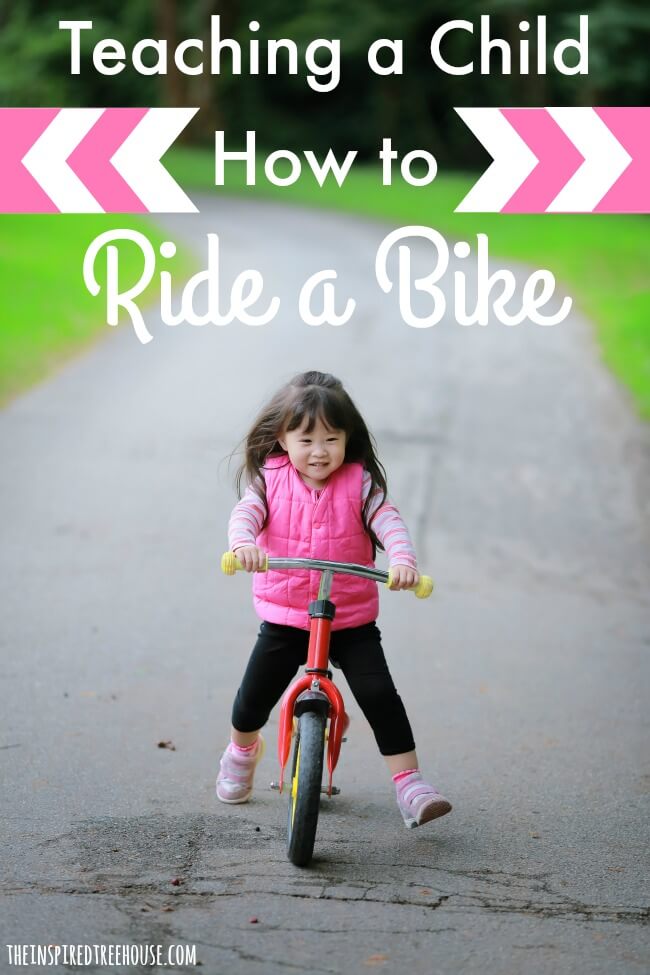Helping Your Child Learn to Ride a Bike - The Inspired Treehouse