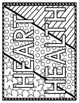 circulatory system coloring pages