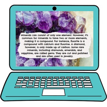 Rocks and Minerals Interactive Google Slides™ Presentation | Digital