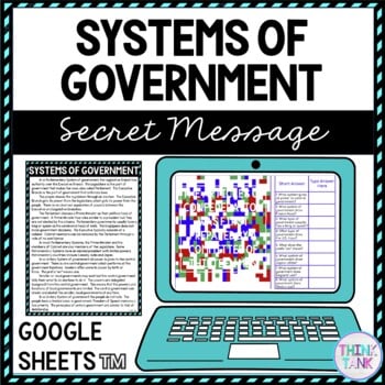 Systems of Government Secret Message Activity For Google Sheets™