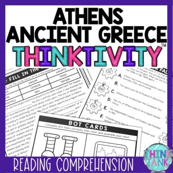 Athens - Ancient Greece Thinktivity™ Reading Comprehension