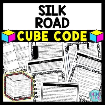 Silk Road Ancient China Cube Stations - Reading Comprehension Activity ...