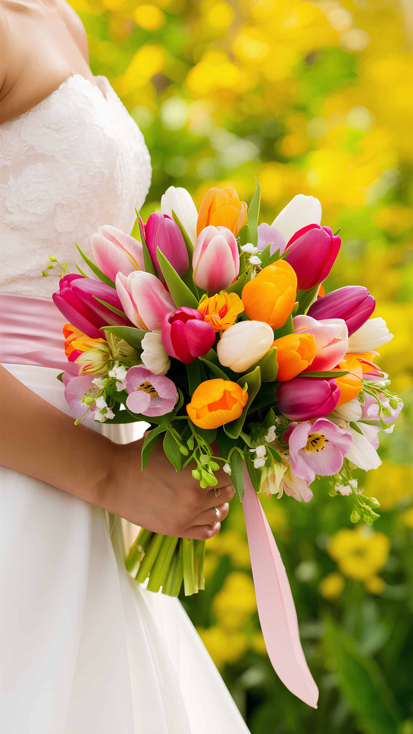 18 Tulip Wedding Bouquets: Gorgeous Ideas