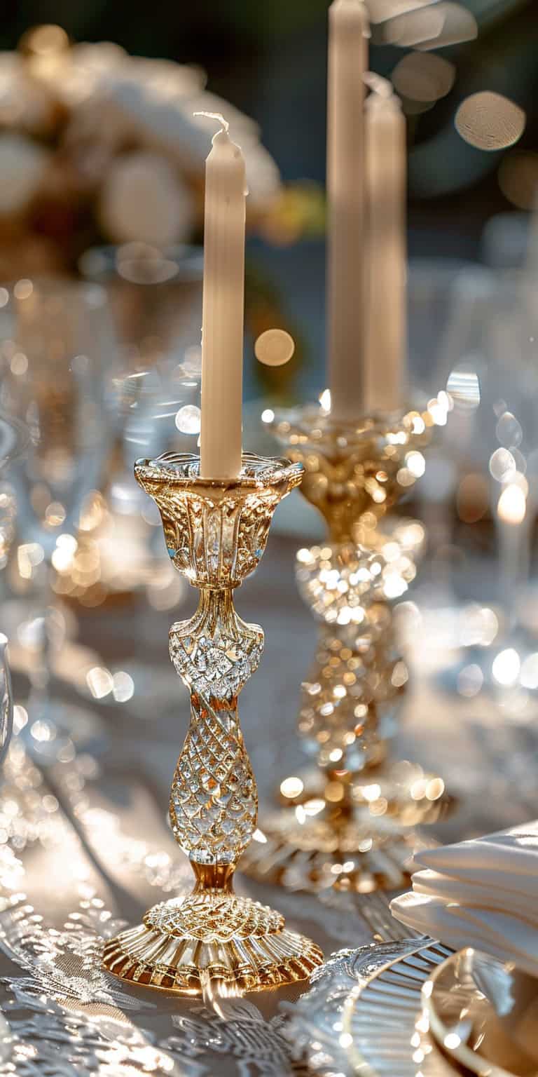 22 Golden Wedding Centerpieces That Will Impress Your Guests