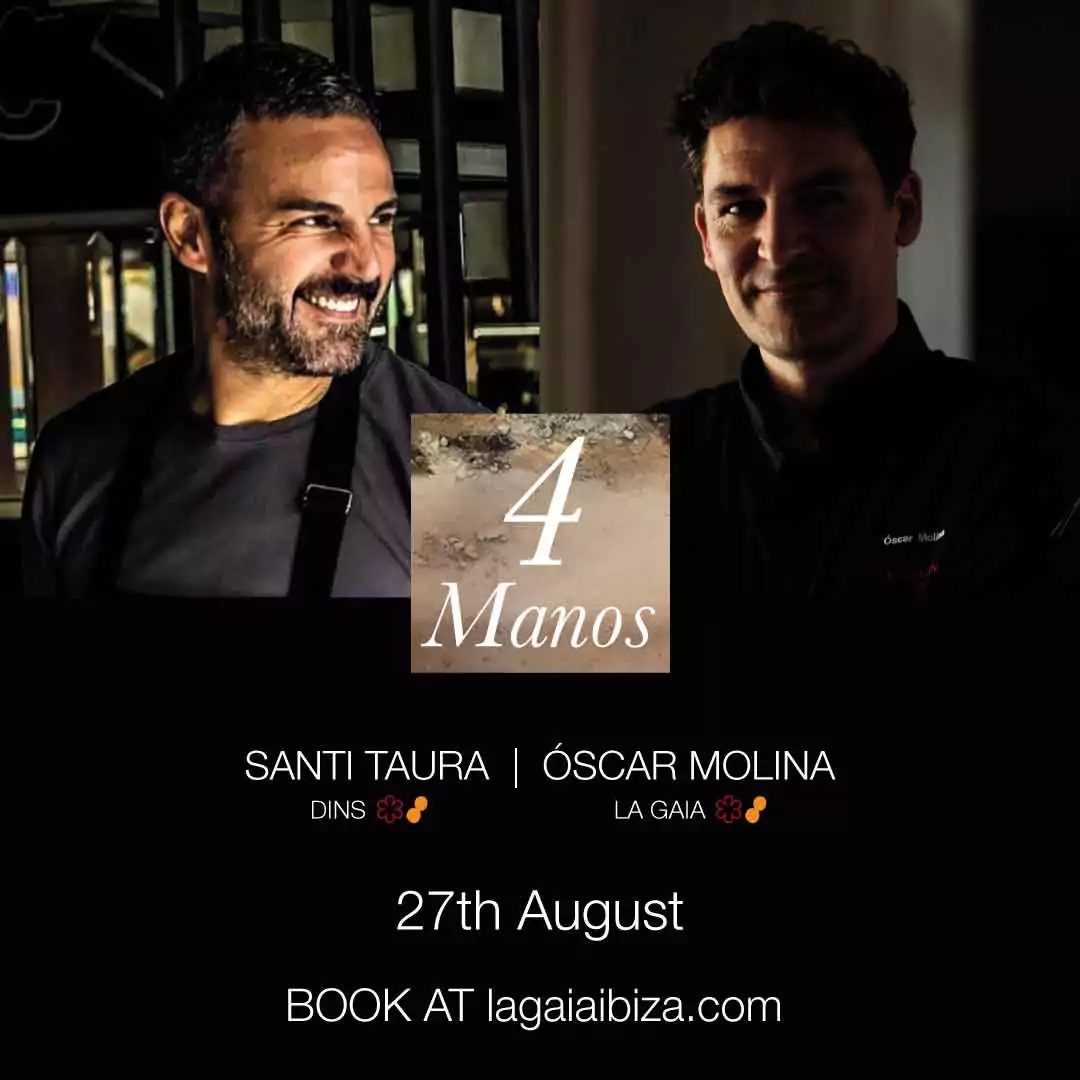 La Gaia by Óscar Molina Menú Estrella Michelin - Ibiza 2024