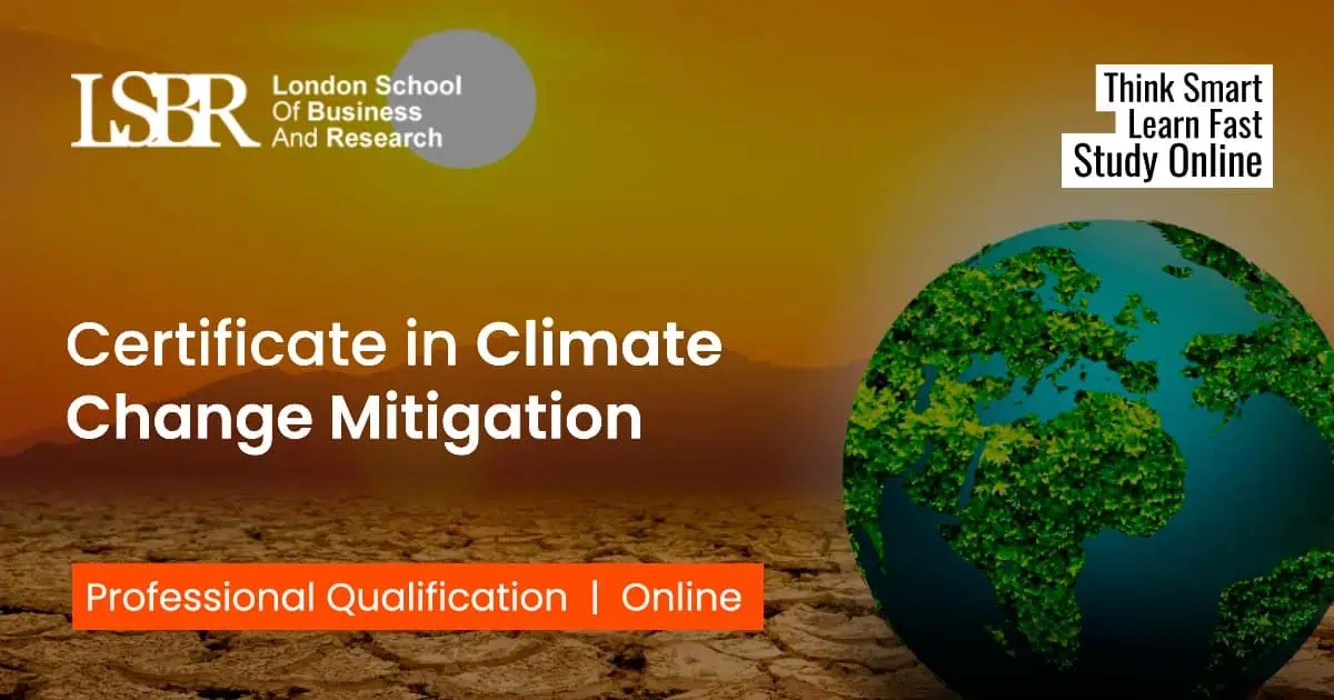 Certificate in Climate Change Mitigation