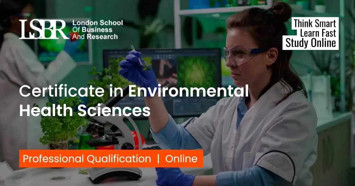Certificate in Environmental Health Sciences