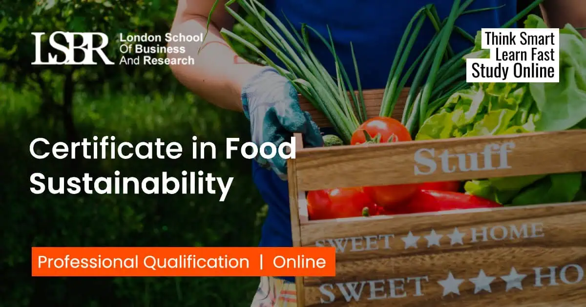 Certificate in Food Sustainability