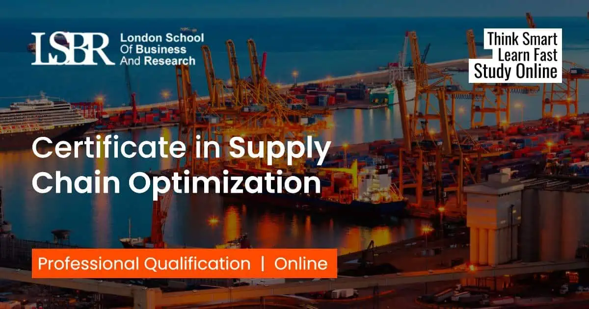 Certificate in Supply Chain Optimization