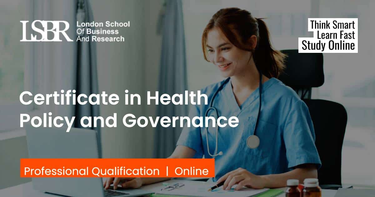 Certificate in Health Policy and Governance