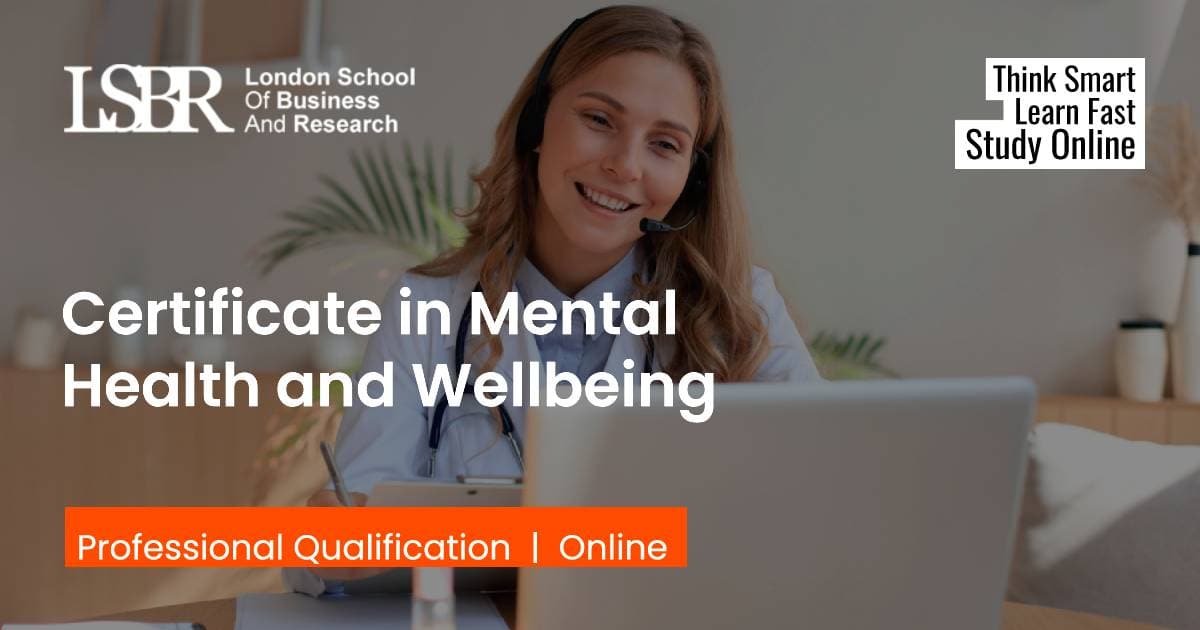 Certificate in Mental Health and Wellbeing