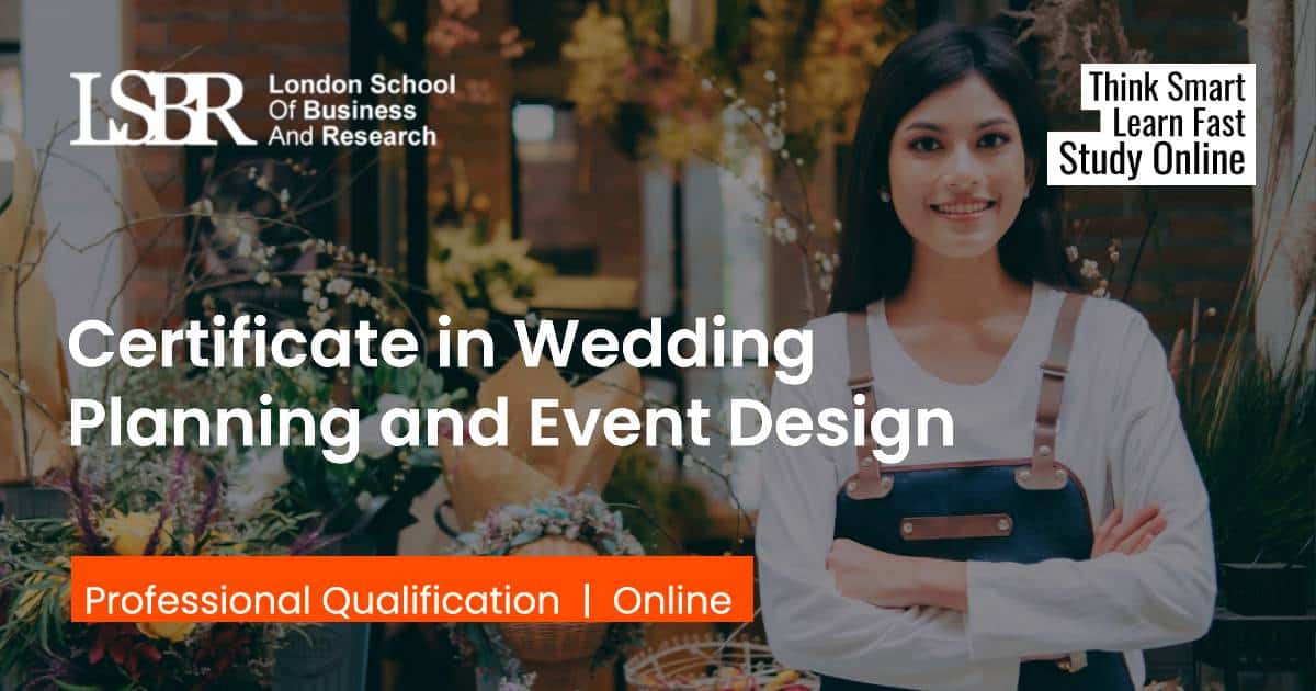 Certificate in Wedding Planning and Event Design