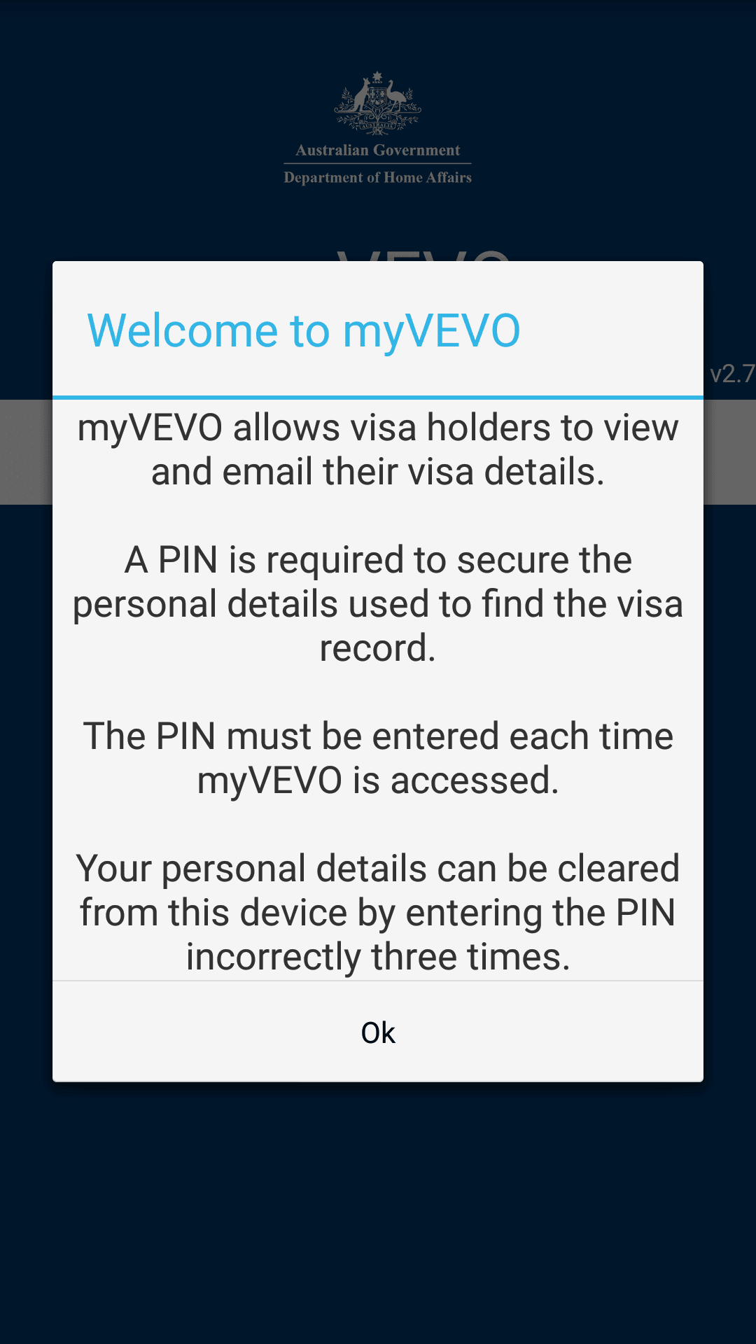 VEVO - Australia Visa Check