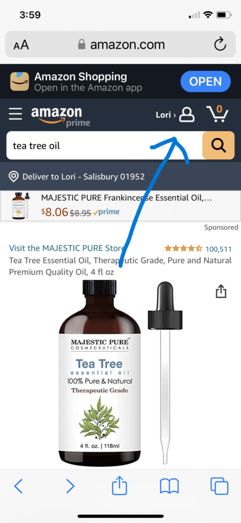 HOW TO USE AMAZON'S LIST FEATURE