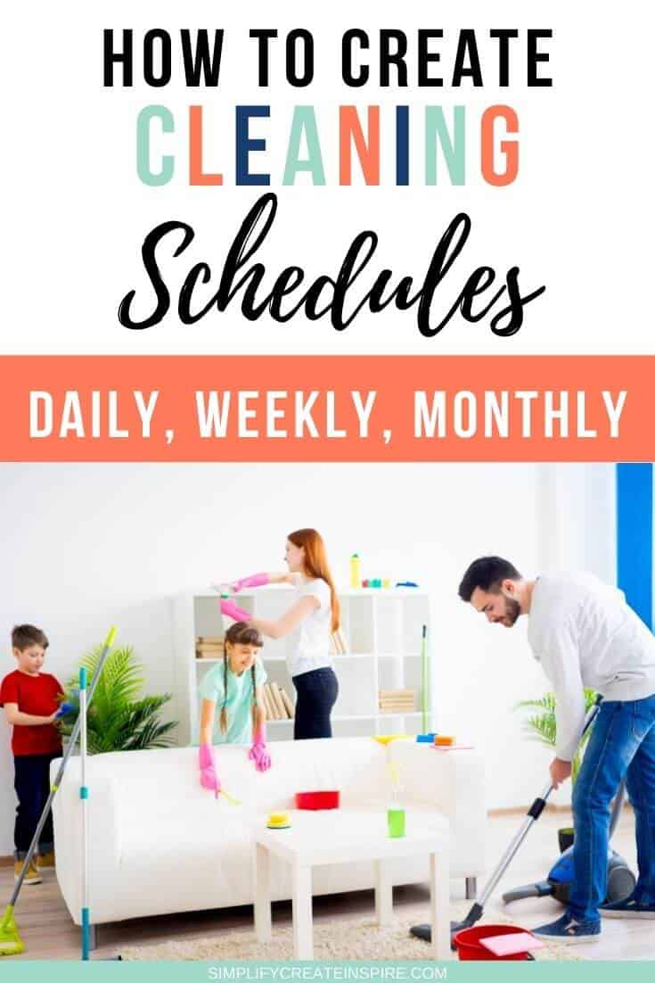 Creating A House Cleaning Schedule That Works