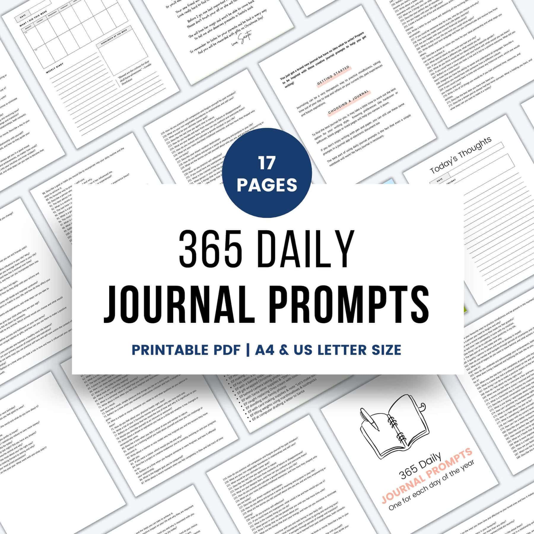 365 Daily Journal Prompts For Self-Discovery