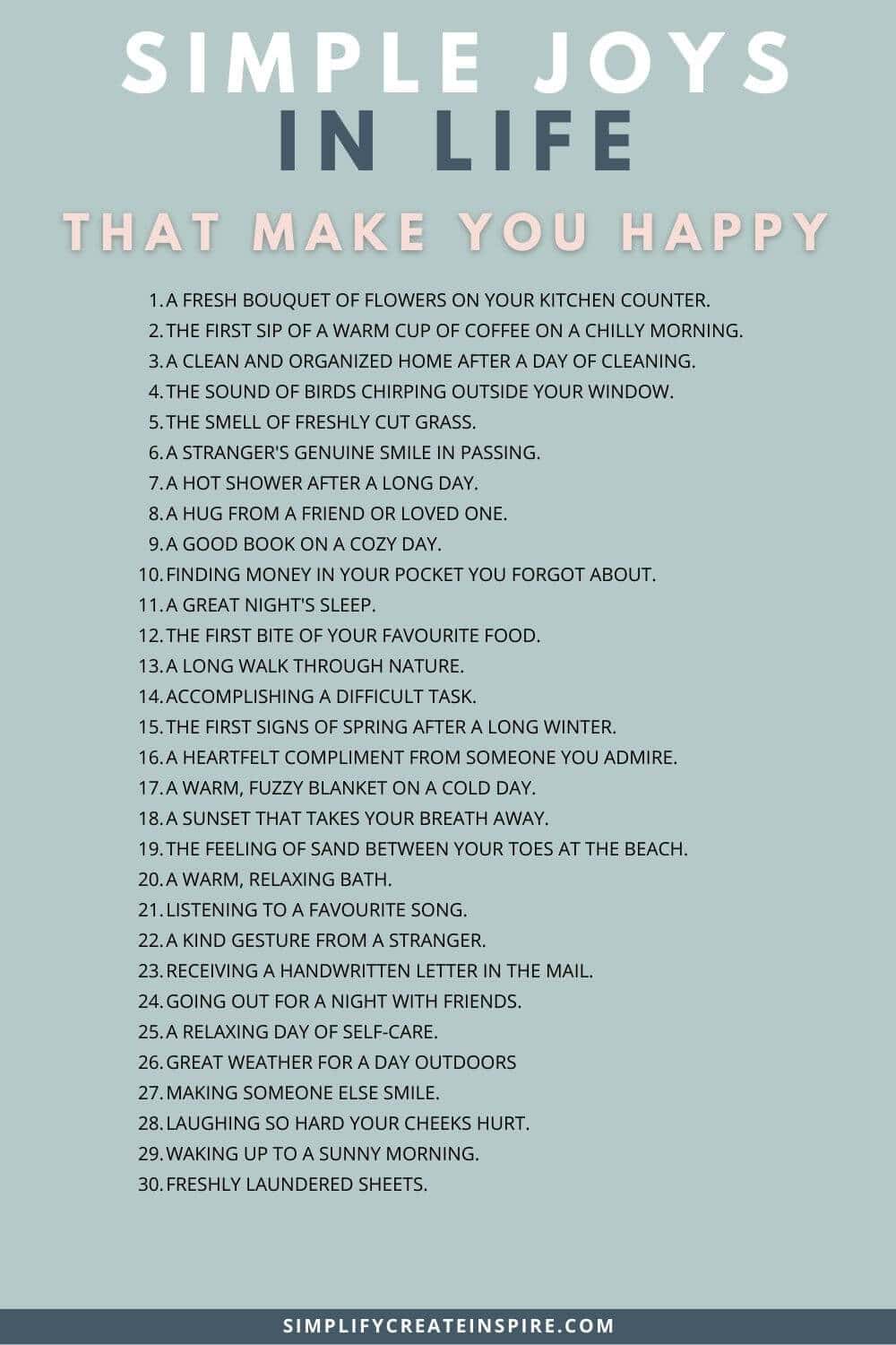 100 Simple Joys Of Life That Will Make You Smile