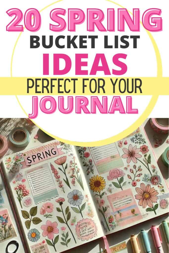 Fun Spring Bucket List Ideas For Your Journal | The Happy Journals