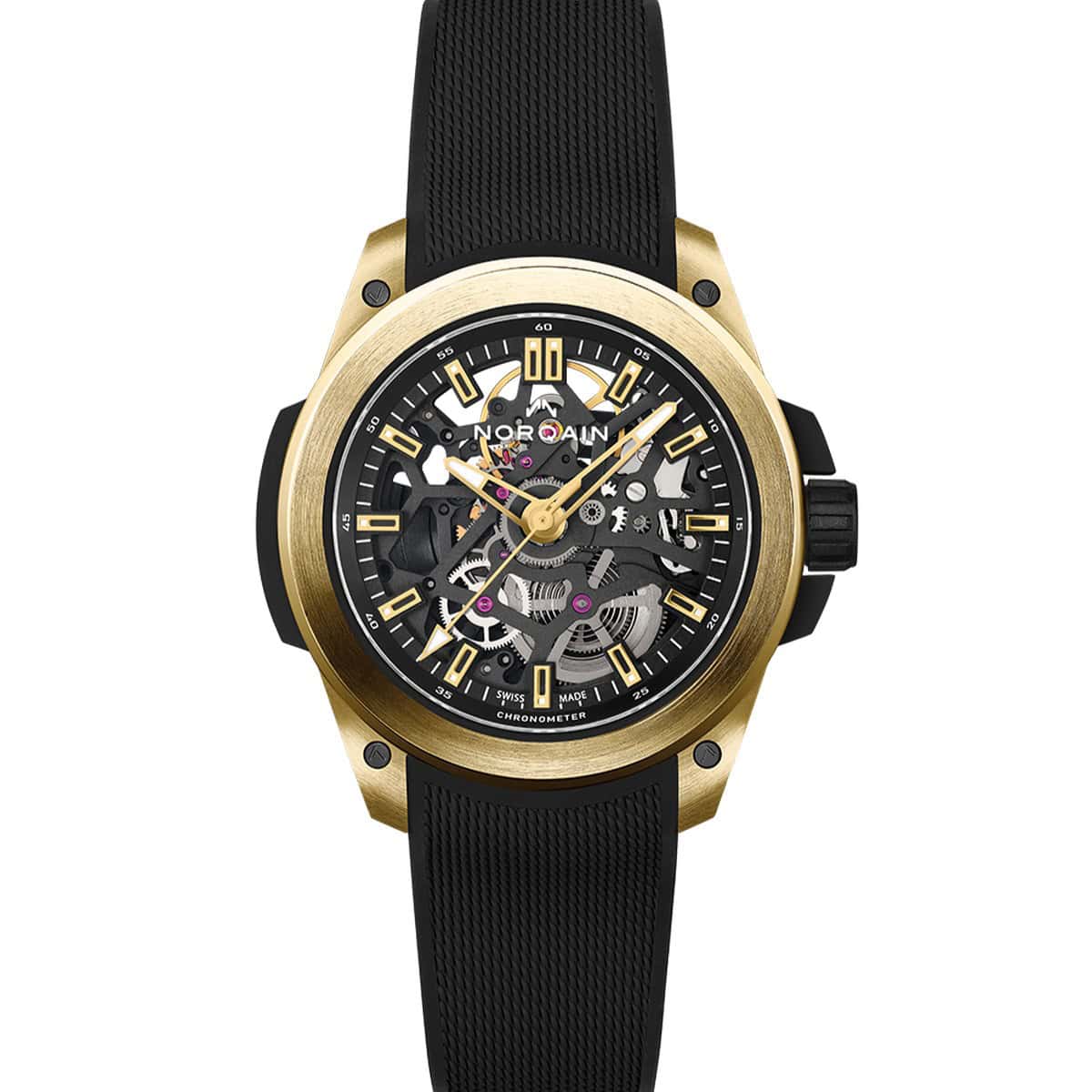 Norqain Wild One Skeleton 39mm: due versioni in oro - Quotidiano Motori