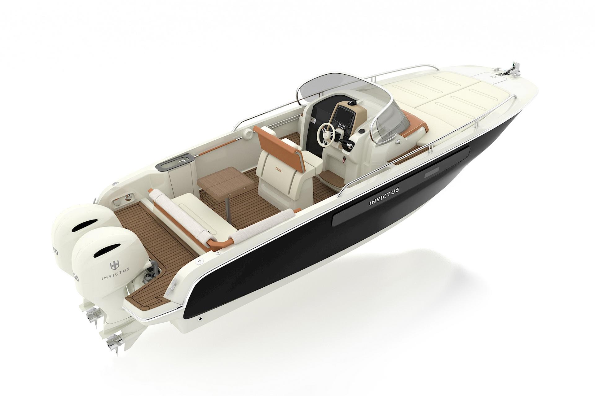 Invictus CX270 | Fuoribordo | 2 motodi da 220 CV | Salone di Cannes