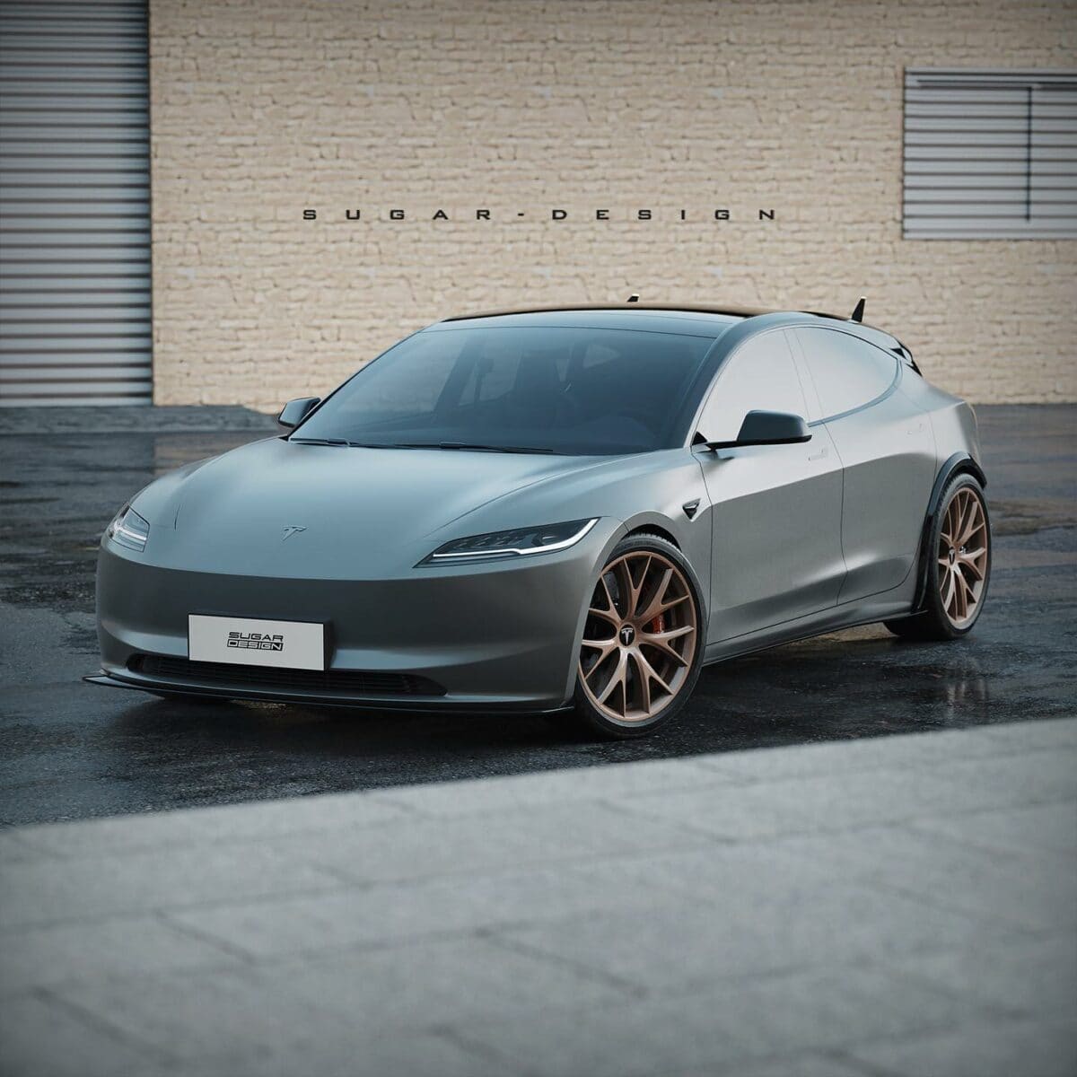 Tesla Model 3 Super GT, un'inaspettata shooting brake [rendering ...